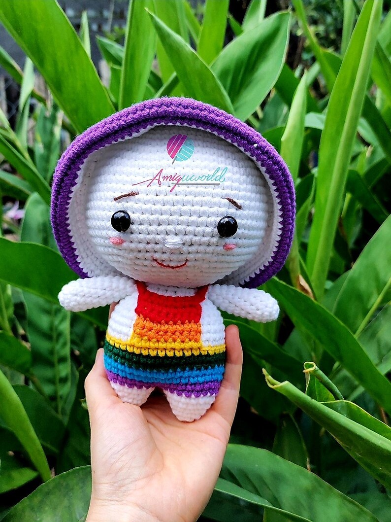 Mushroom Crochet Doll Mushroom Pride LGBT Mushroom Rainbow - Etsy