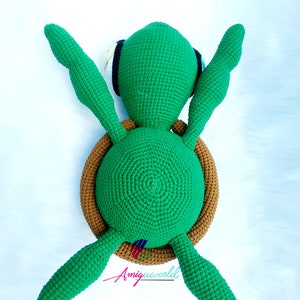 Crochet Autism Turtle, Amigurumi Autism Turtle, Autism Awareness Puzzle ...