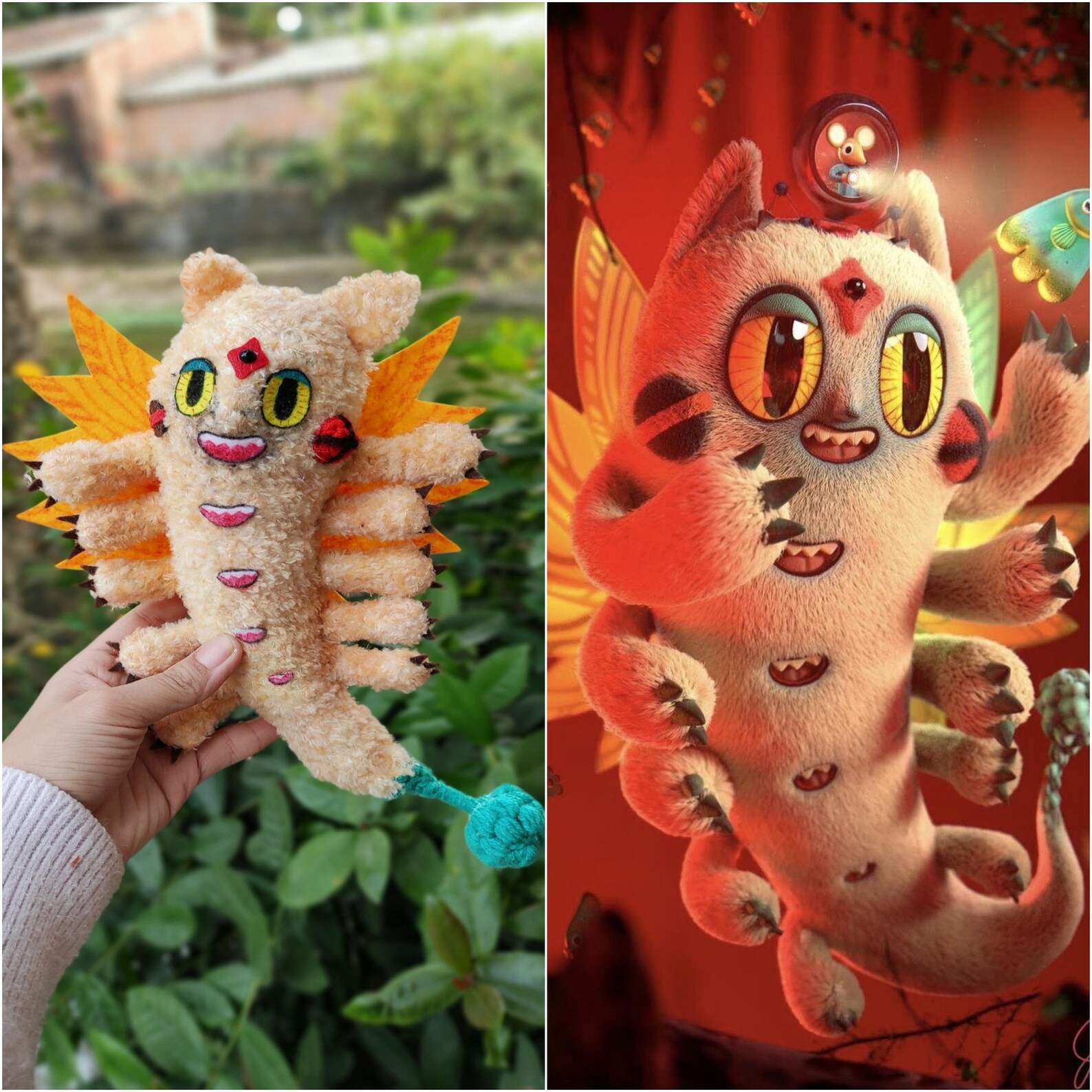 Custom Plush Commission, Custom Plush Doll, Custom Crochet Doll, Custom ...