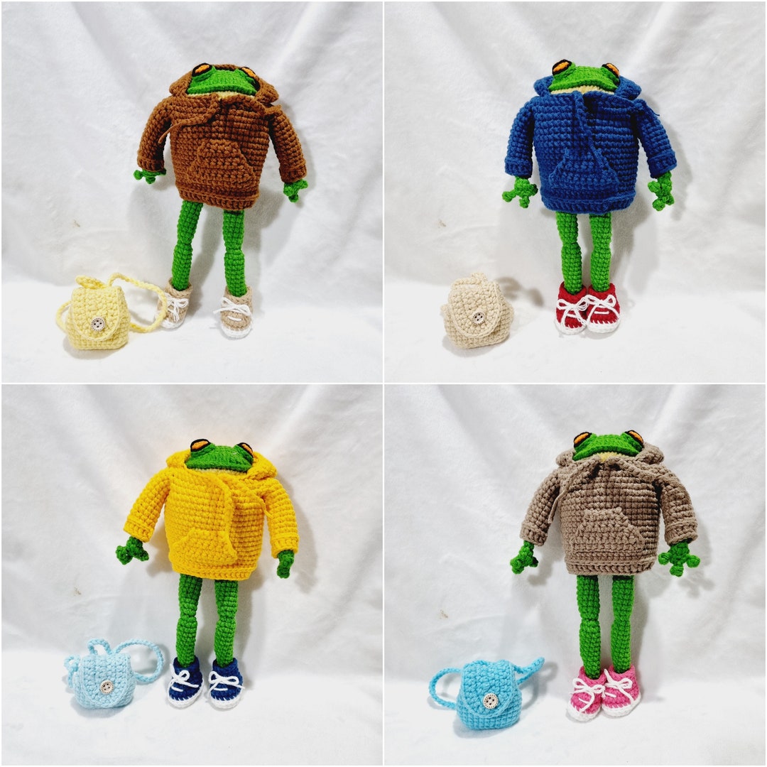 Crochet Frog, Frog and Toad, Frog Plush, Custom Frog, Knitted Frog ...