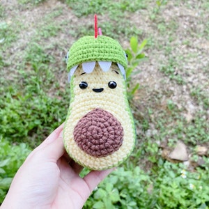 Crochet Dinosaur Avocado, Dinosaur Avocado Plush, Stuffed Dinosaur ...