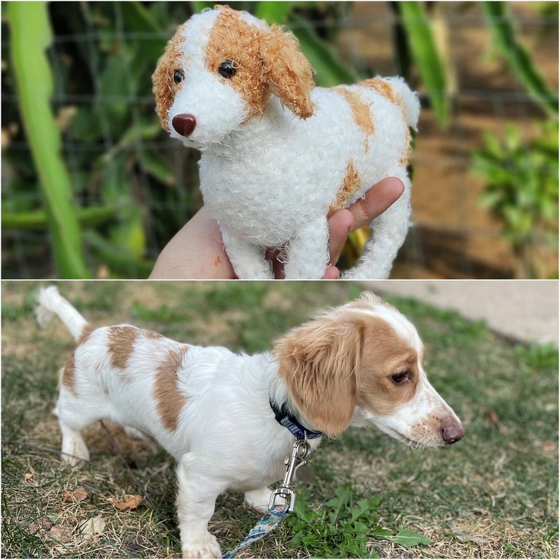 Custom Stuffed Dog Custom Dog Plush Custom Crochet Dog - Etsy