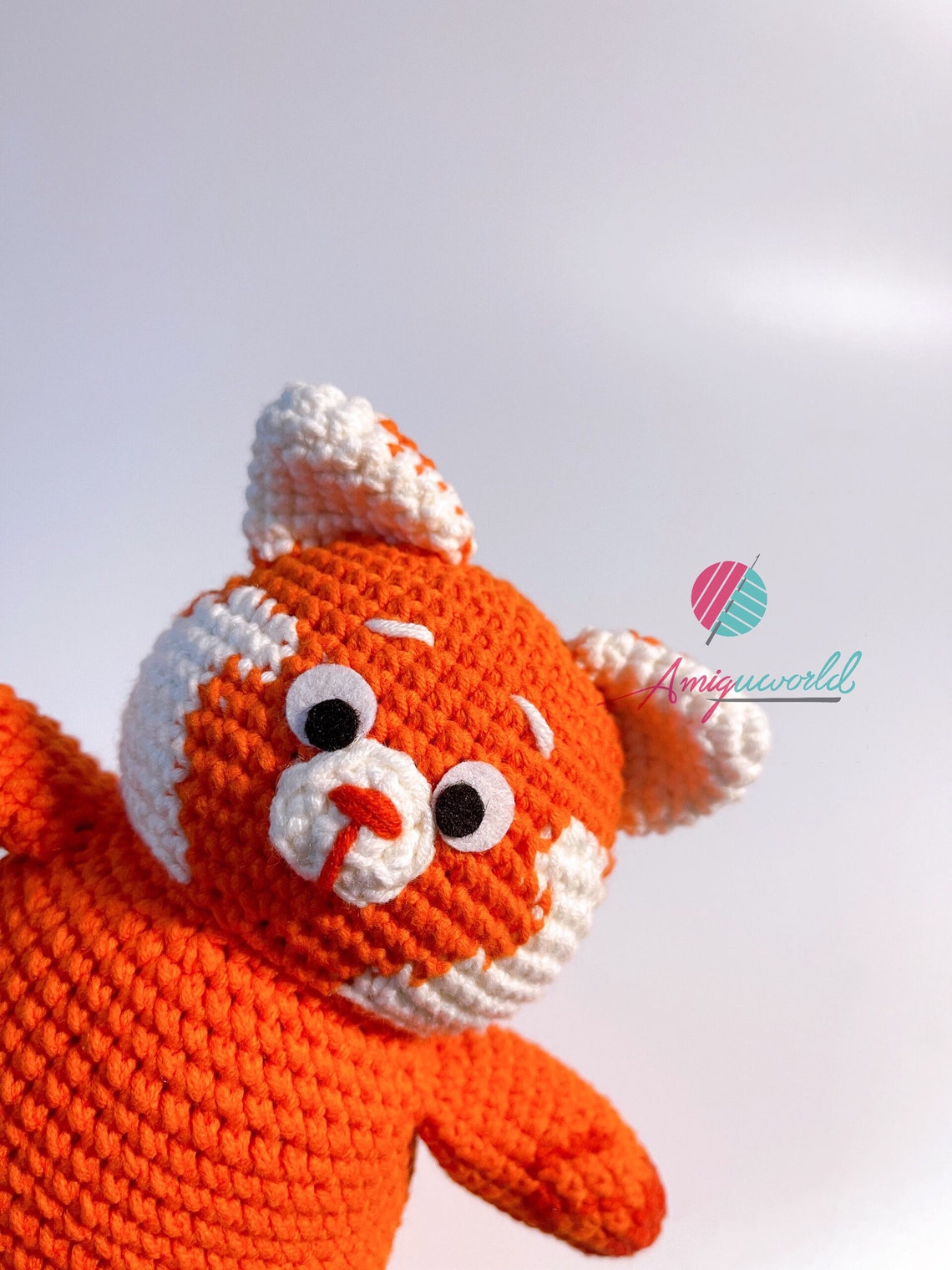 Crochet Red Panda Red Panda Plush Stuffed Red Panda Red | Etsy