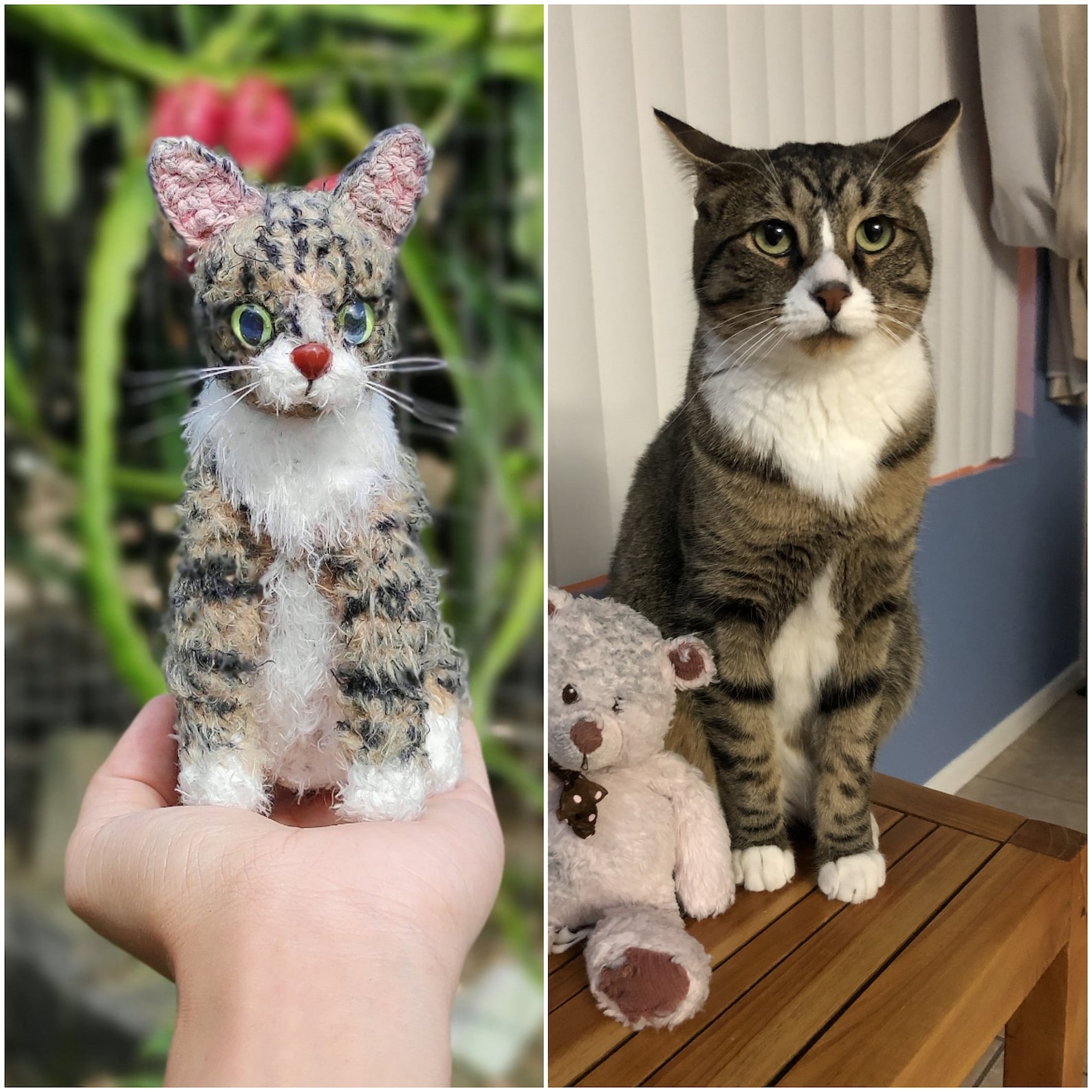 Custom Cat Plush Custom Crochet Cat Custom Stuffed Cat - Etsy