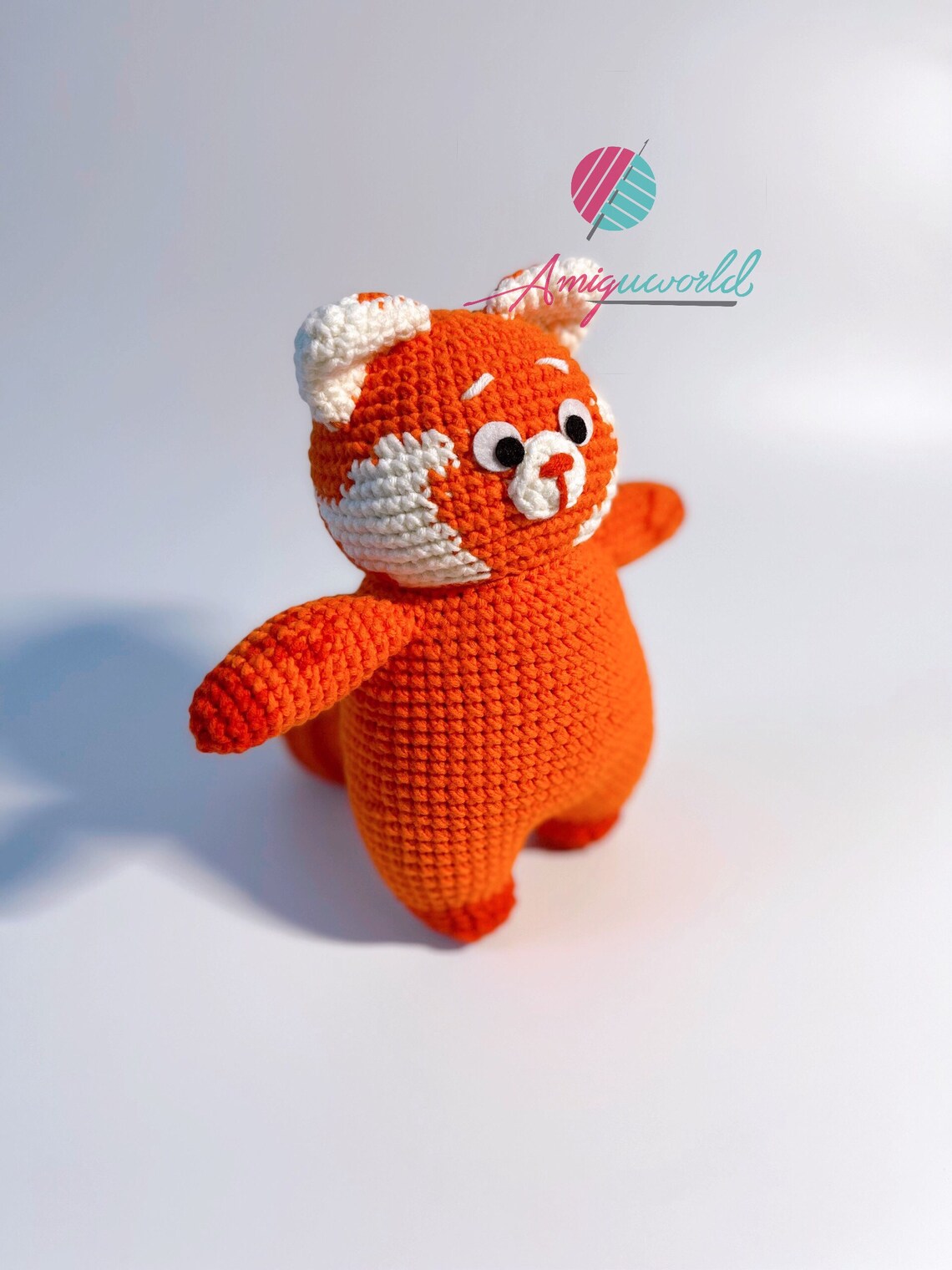 Crochet Red Panda Red Panda Plush Stuffed Red Panda Red | Etsy