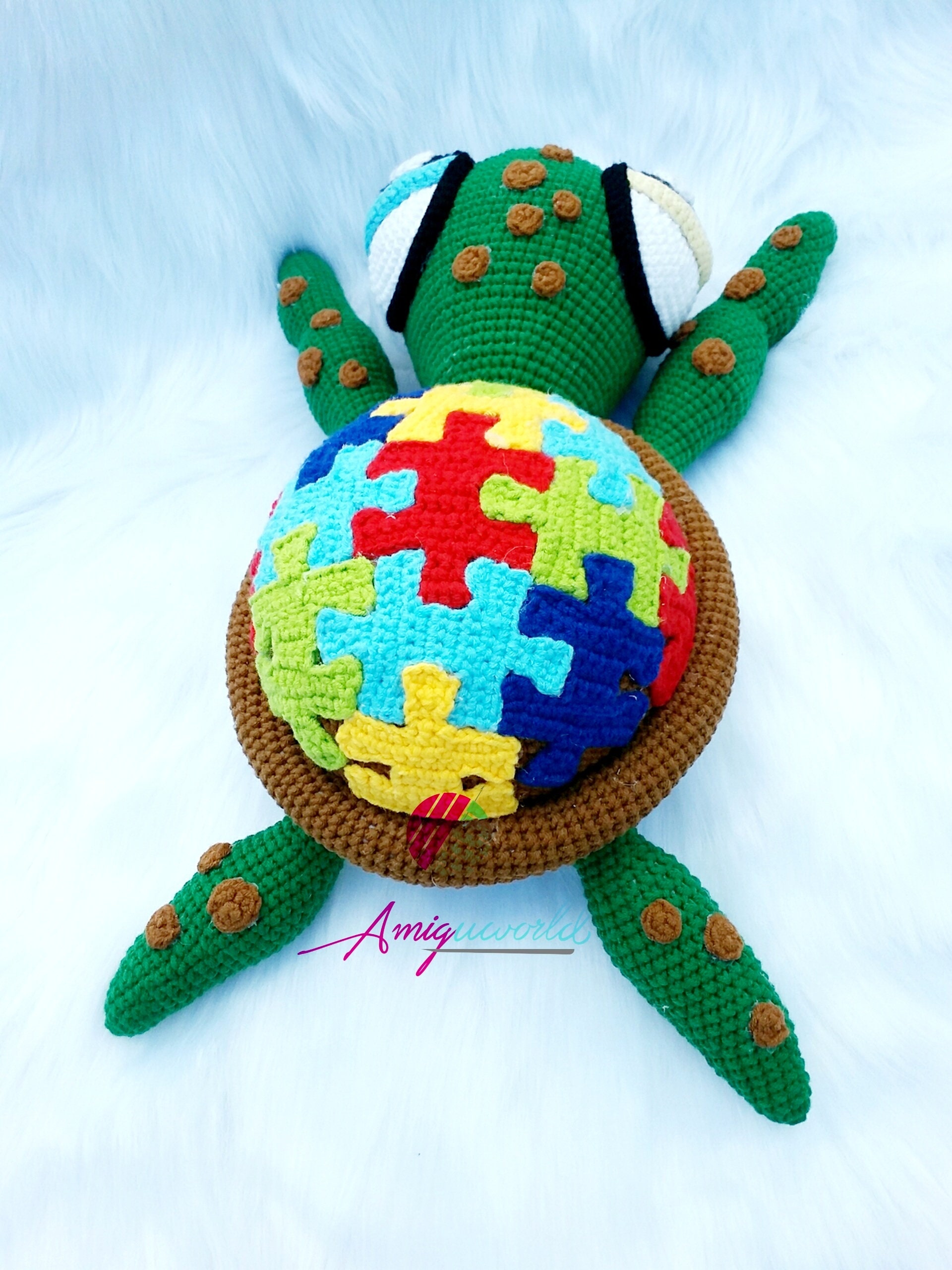 Crochet Autism Turtle Amigurumi Autism Turtle Autism - Etsy Ireland