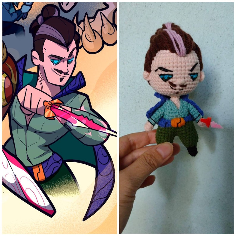 Mini Custom Plush Commission Mini Custom Crochet Doll Custom | Etsy