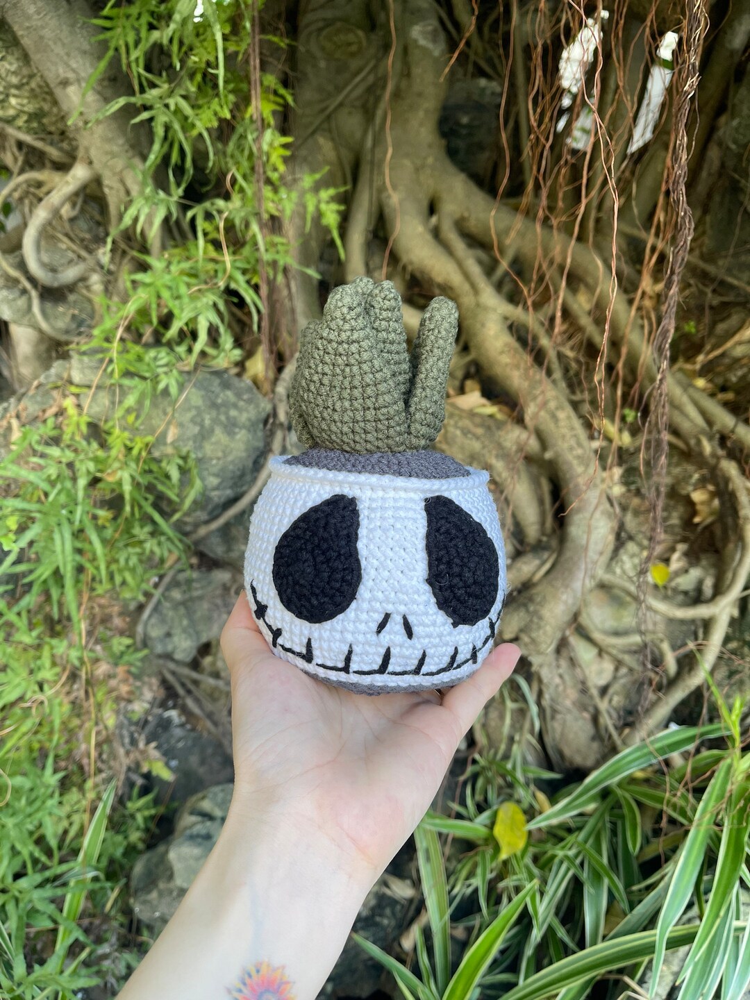 Crochet Halloween Plant, Crochet Cactus, Crochet Succulent, Cactus ...