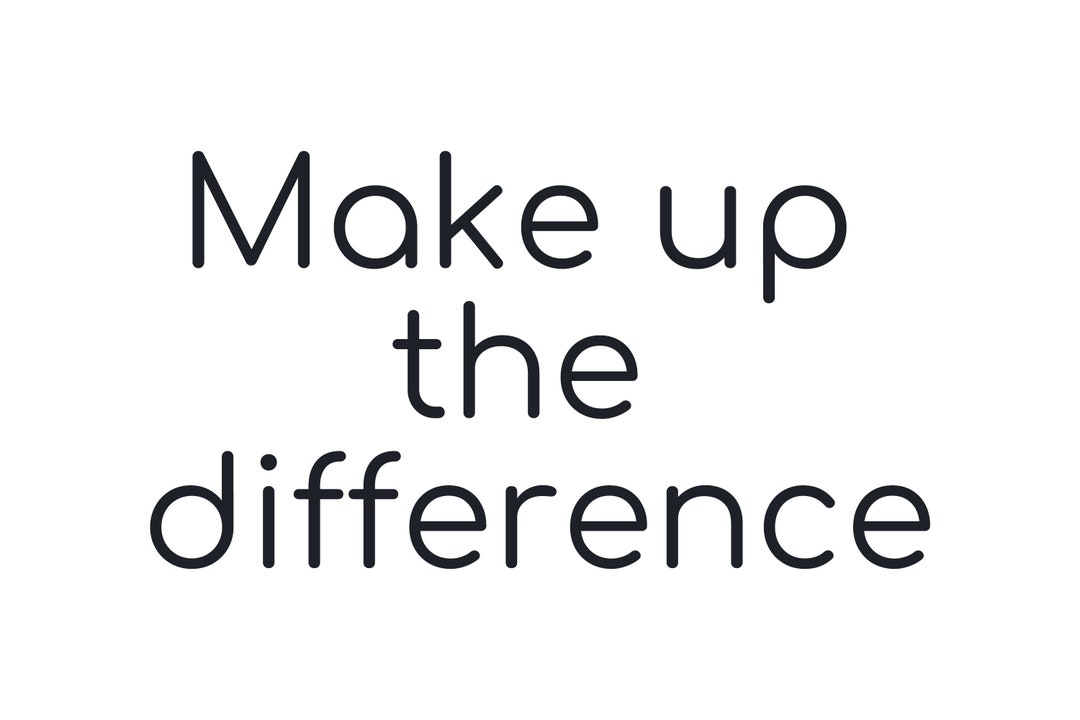 This Link is Used to Make up the Difference - Etsy