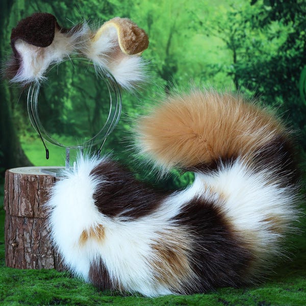 Calico Cat Tail Therian - Etsy