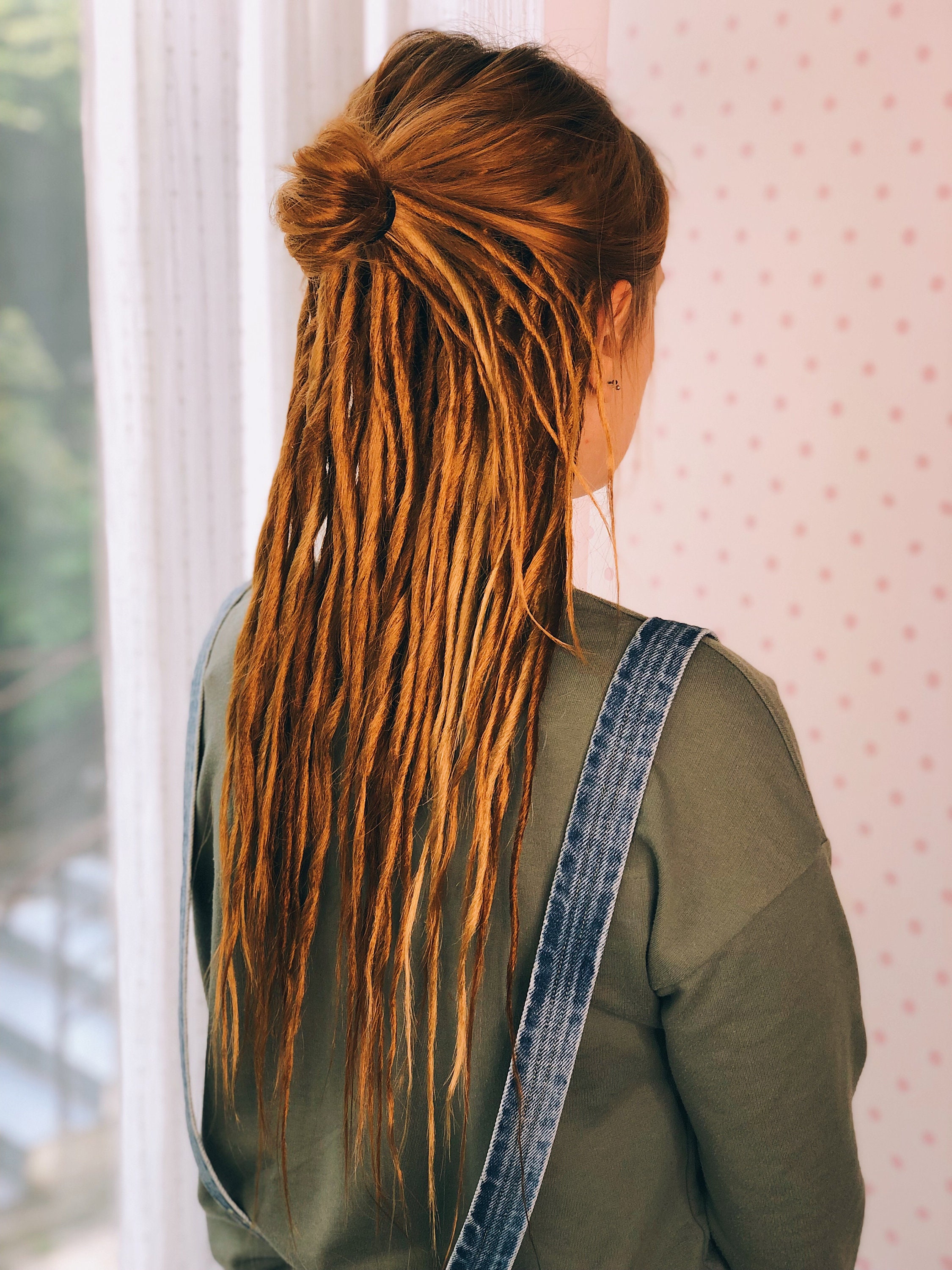 Synthetic Dreads Double Ended Mix Dreadlocks Natural brown to | Etsy