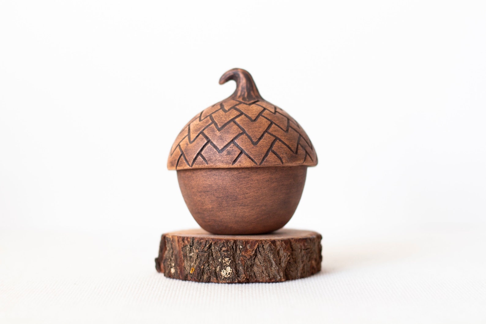 Ceramic Acorn Box Acorn Ring Box Ceramic Ring Holder | Etsy