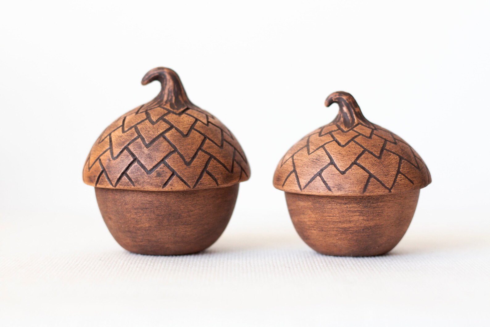 Ceramic Acorn Box Acorn Ring Box Ceramic Ring Holder | Etsy