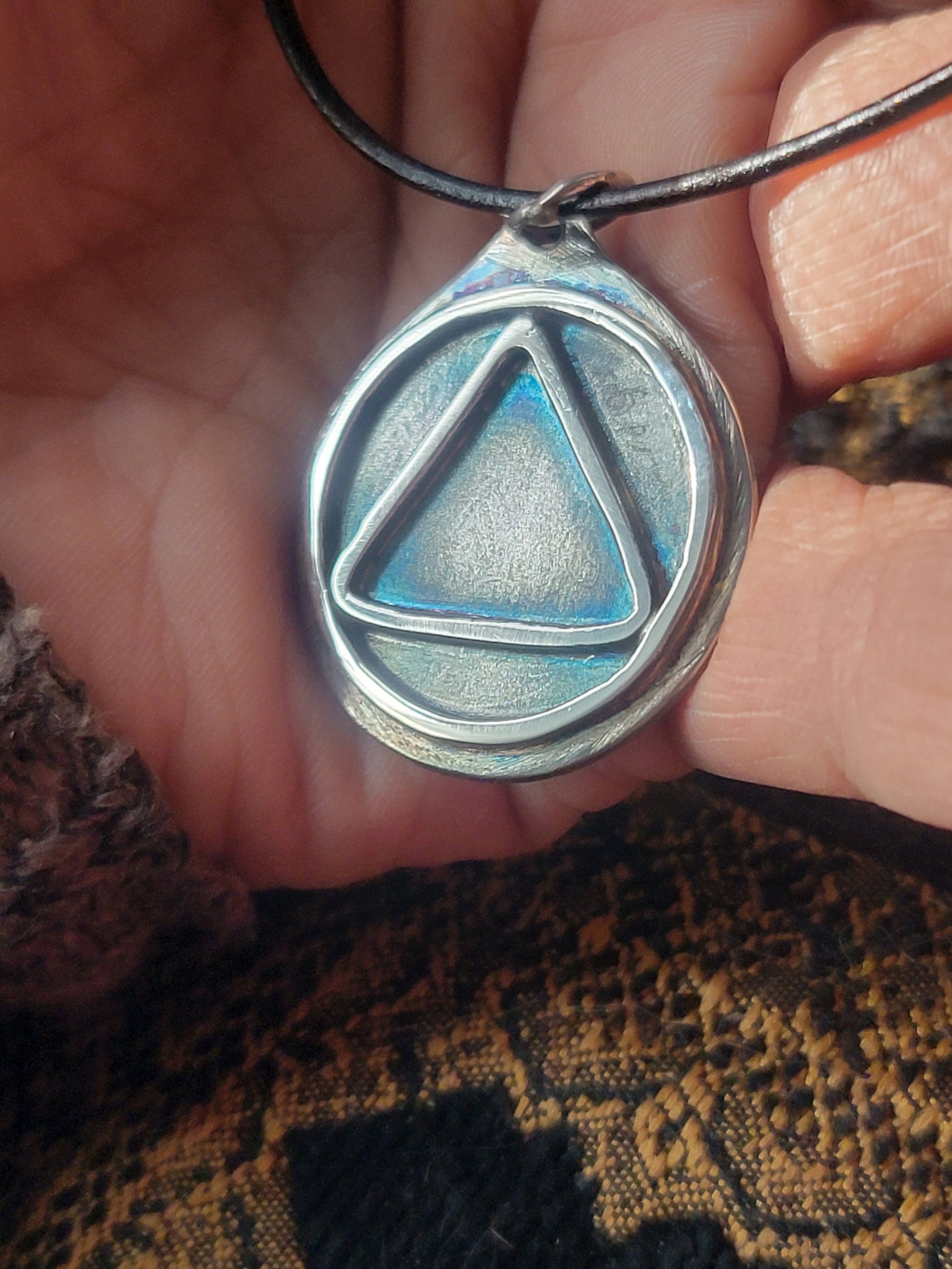 Spiritual Triangle Sobriety Symbol - Etsy