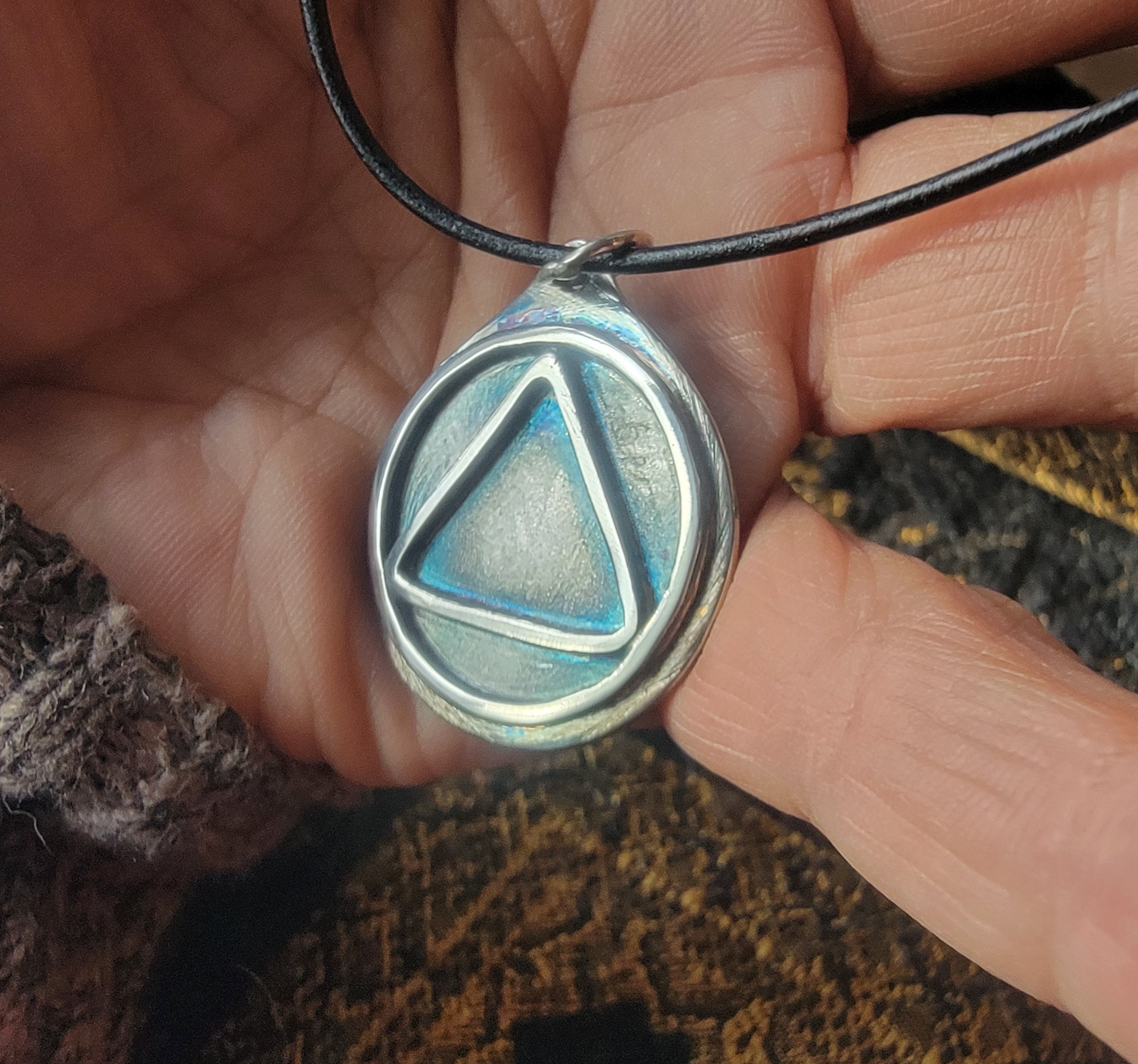 Spiritual Triangle Sobriety Symbol - Etsy