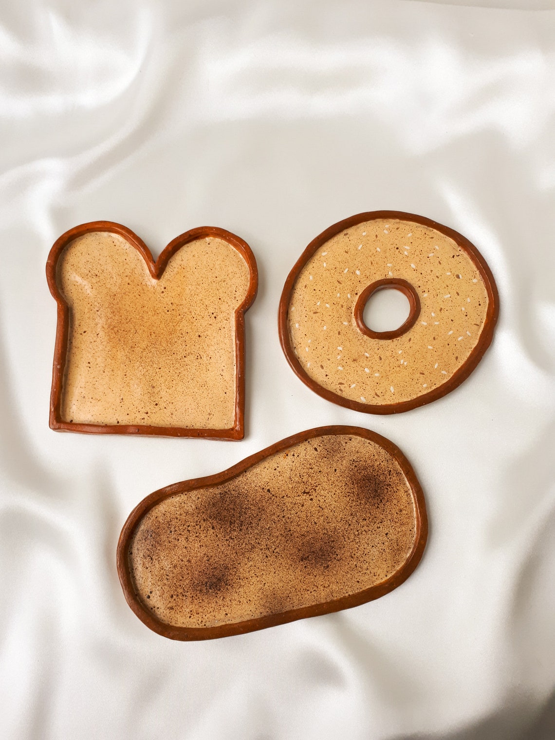 Bagel Plate Jewelry Tray/ Trinket Dish/ Jewelery Dish/ Tray - Etsy UK