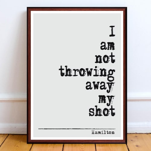Hamilton Musical Quotes Love Printable Quote Love Art - Etsy