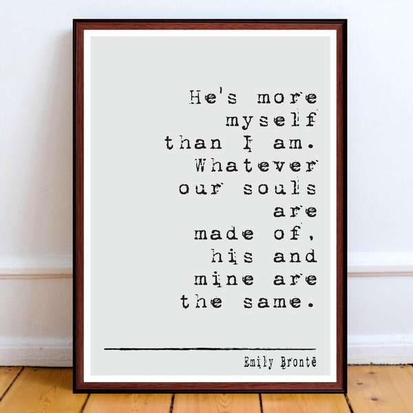Emily Bronte Quotes - Etsy UK