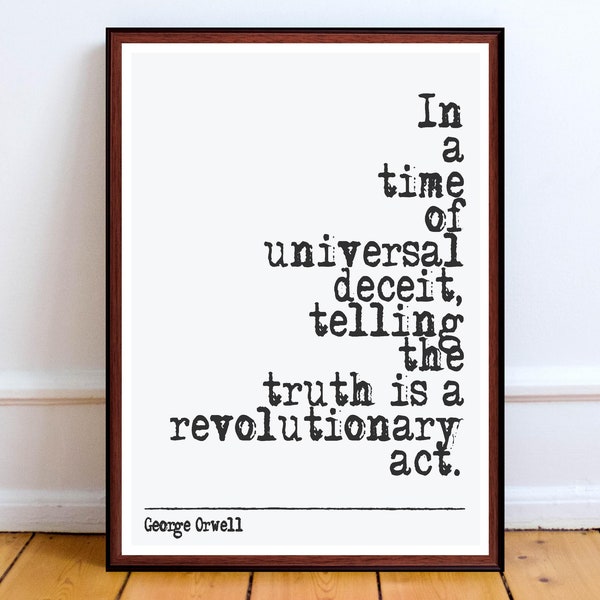 George Orwell 1984 - Etsy