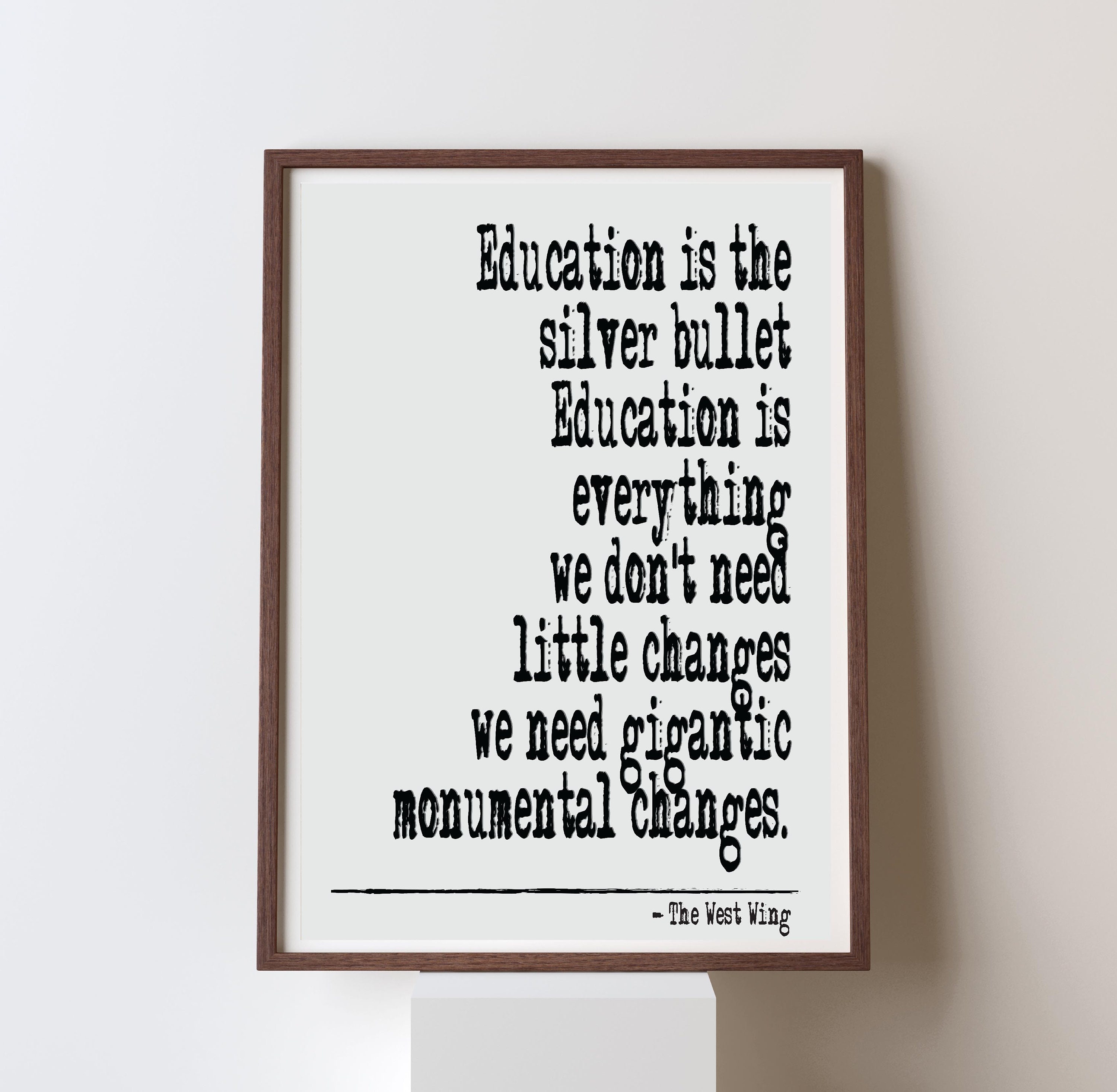 Digital Prints Unique literary download design The West Wing Jed ...