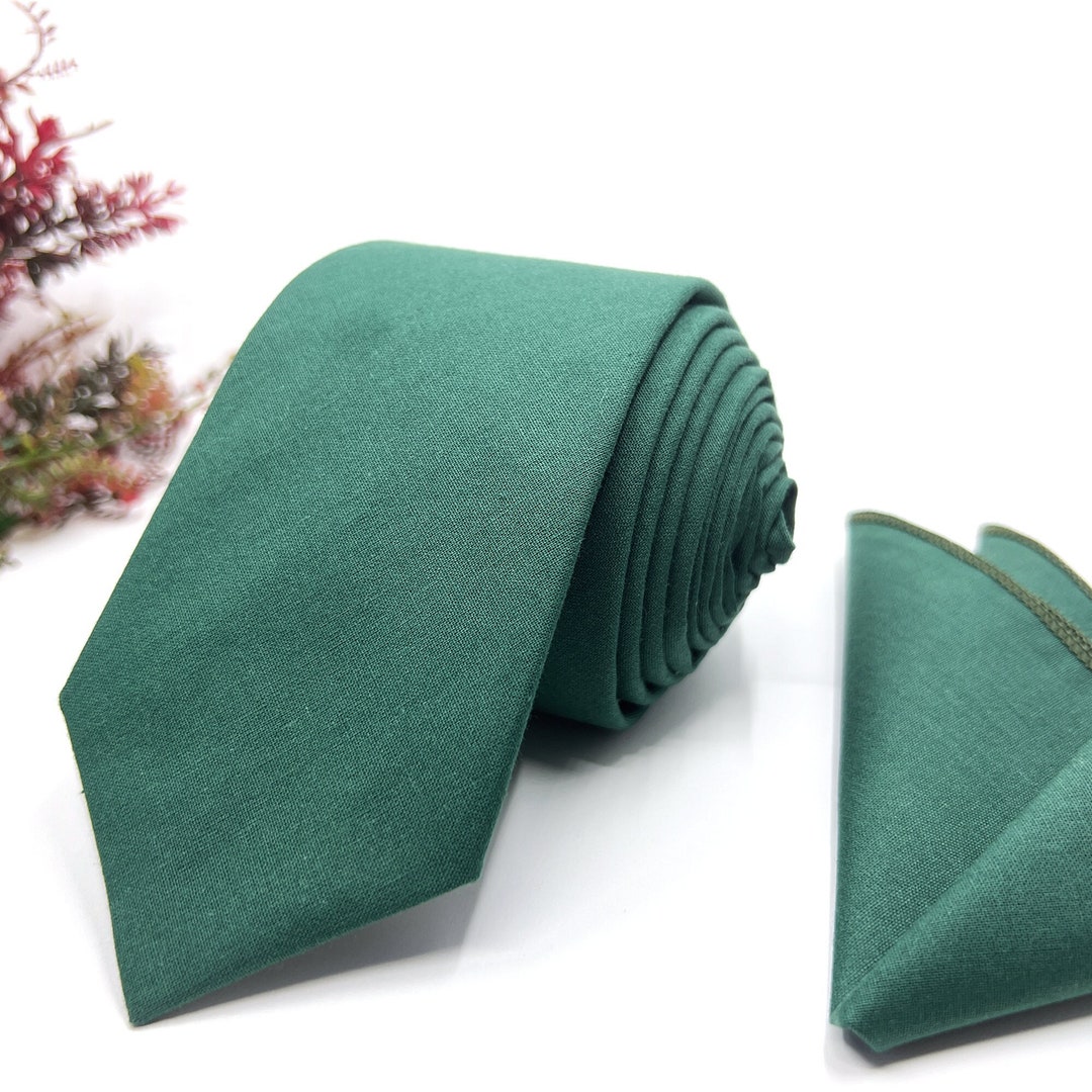 Emeral Green Neck Ties / Green Neck Ties / Mens Necktie / Groomsmen ...