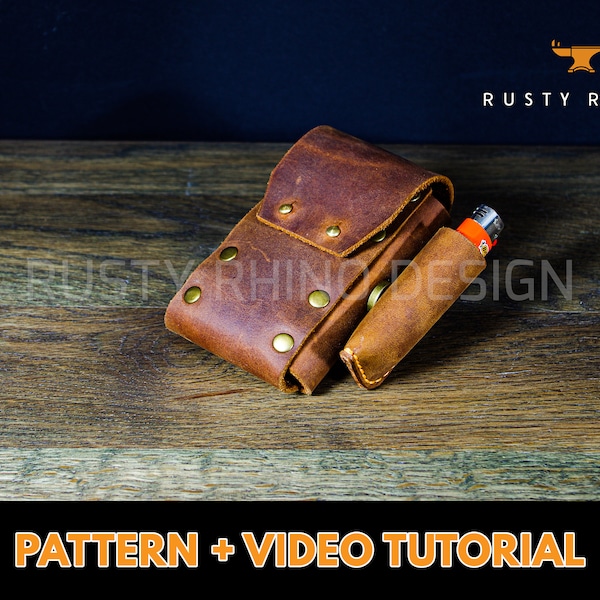 Leather Cigarette Case - Etsy