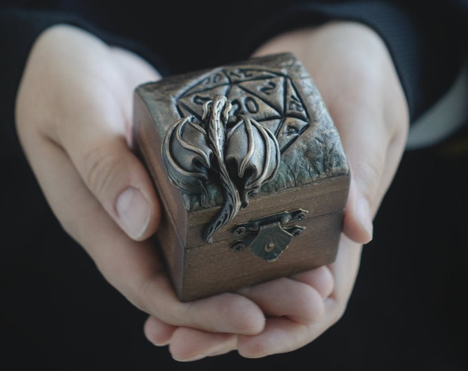 Dragon Ring Box D20 Dnd Dice Fantasy Box Ancient Personalized - Etsy