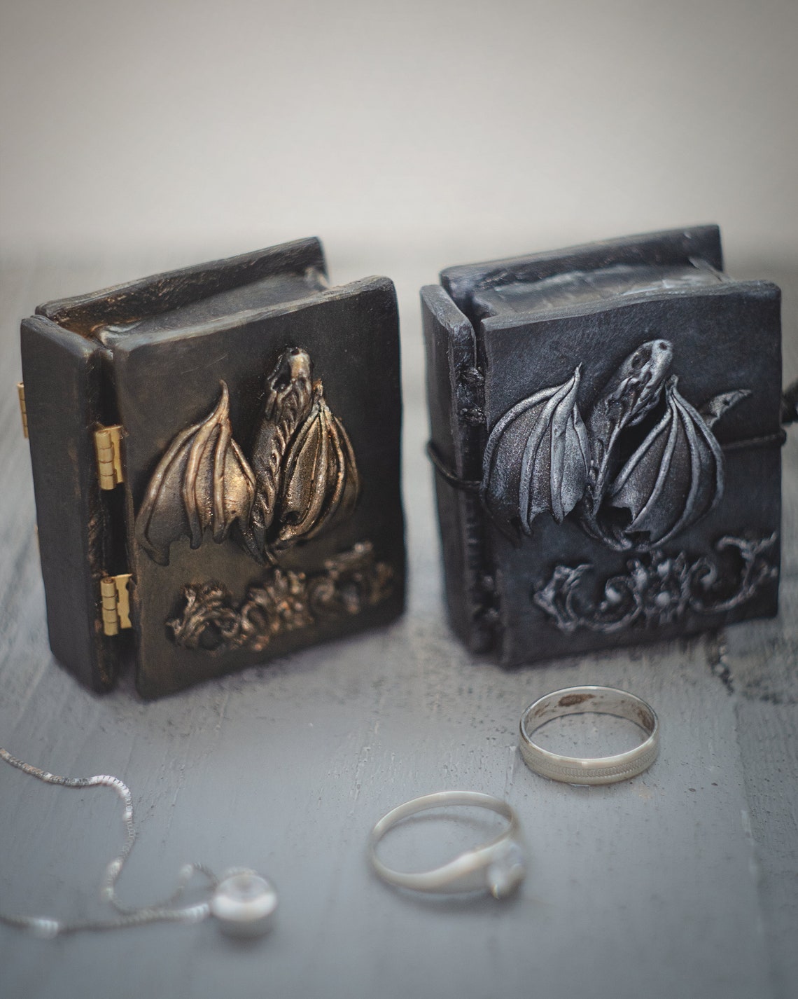 Unique ring box for proposal Personalized box Slim ring box | Etsy