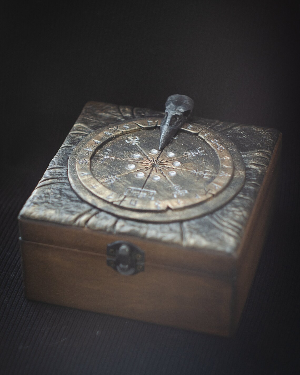 Nordic Viking Box With Vegvisir Runic Compass Futhark and - Etsy