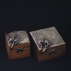 Dragon Ring Box D20 Dnd Dice Fantasy Box Ancient Personalized - Etsy