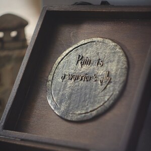 Nordic Viking Box With Vegvisir Runic Compass Futhark and Raven Skull ...