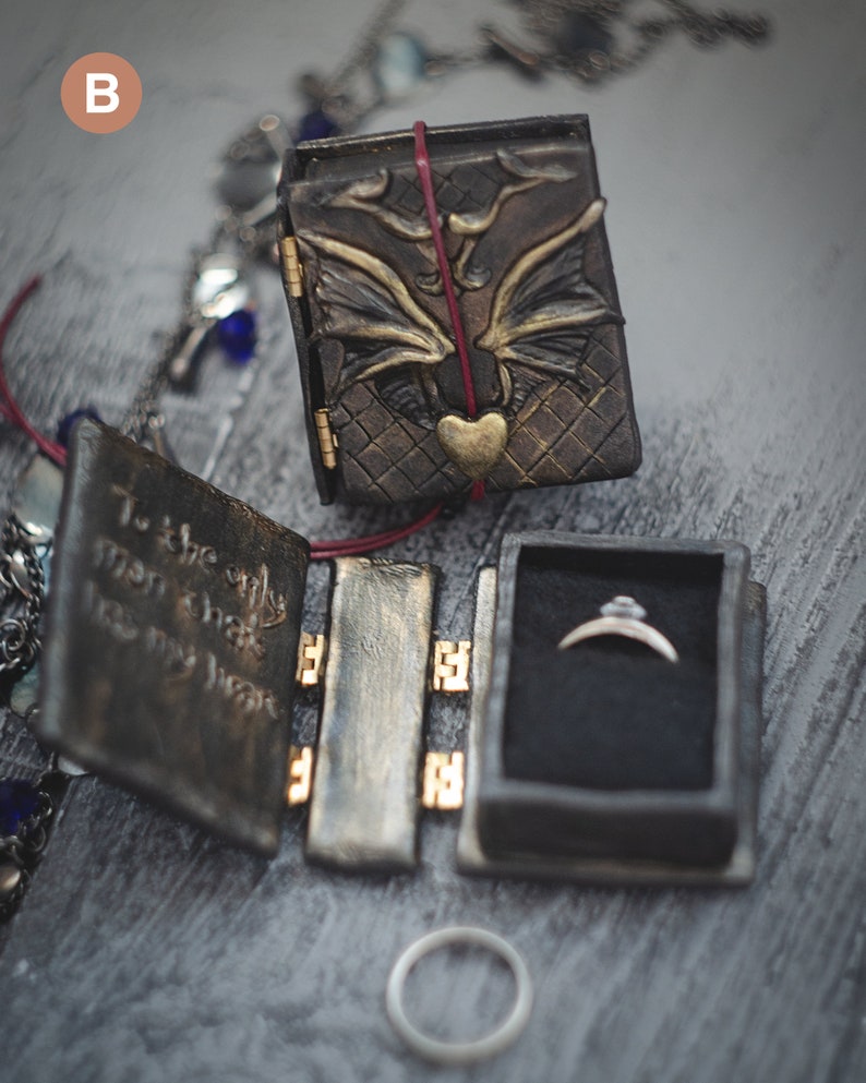 Proposal Ring Box Engagement Ring Box Wedding Ring Box Slim | Etsy