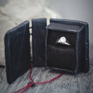 Ring Box Black Proposal Phase Moon Sci Fi Fantasy Box Mythical Jewelry ...