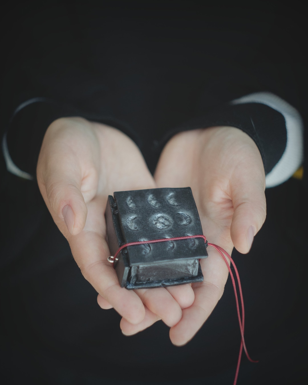 Ring Box Black Proposal Phase Moon Sci Fi Fantasy Box Mythical Jewelry ...