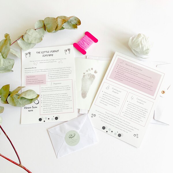 Baby Footprint Kit - Etsy