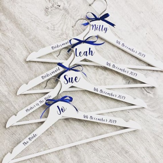 Personalised Bridal Wedding Party Hangers - Etsy