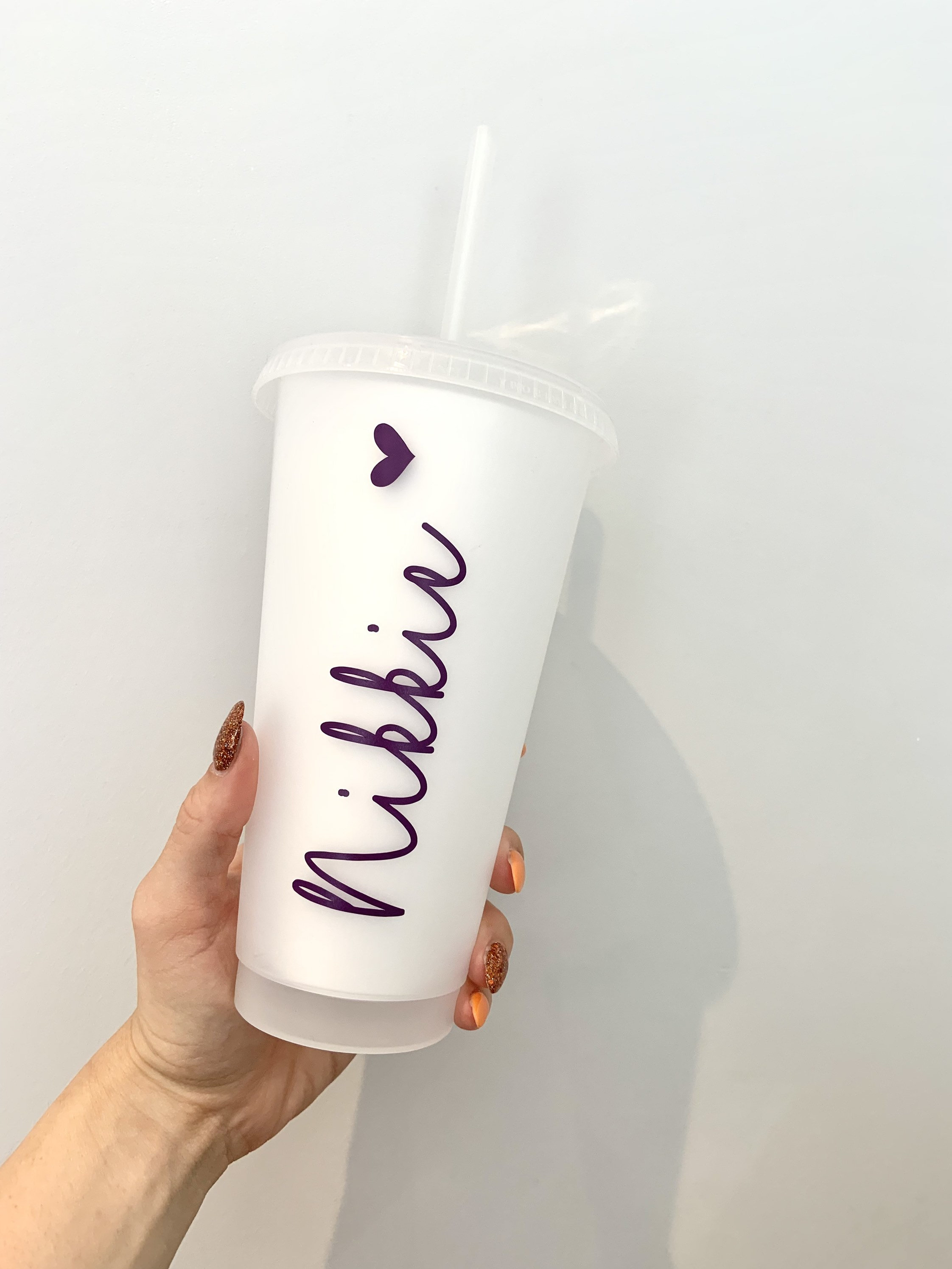Personalised Cold Cup Starbucks Style - Etsy UK