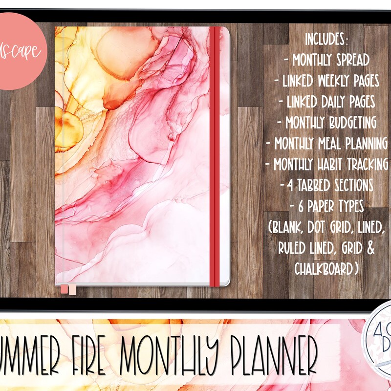 Digital Planner for Kindle Fire - Etsy