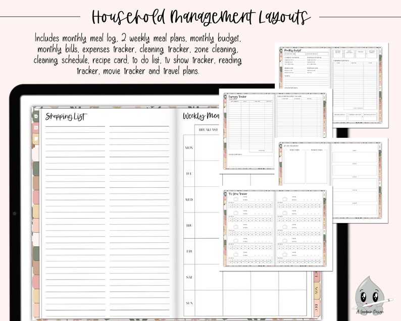 Neutral Boho Undated Digital Planner | Digital Planning | Goodnotes ...