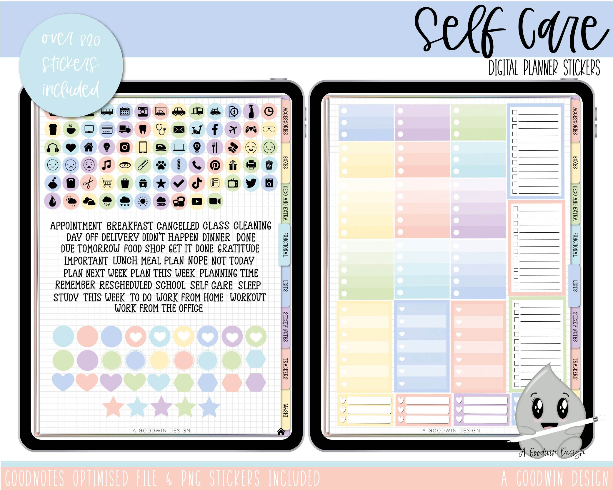 Paper & Party Supplies functional planner chores stickers Life in ...