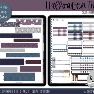 Halloween Time Weekly Digital Planner Stickers | Goodnotes Planner ...