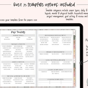 Neutral Boho Undated Digital Planner | Digital Planning | Goodnotes ...
