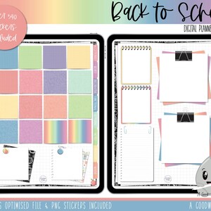 Back to School Bundle Digital Planner Stickers | Goodnotes Planner ...