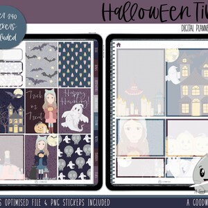 Halloween Time Weekly Digital Planner Stickers | Goodnotes Planner ...