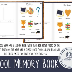 Digital School Years Memory Book for Goodnotes or Xodo IPad | Etsy