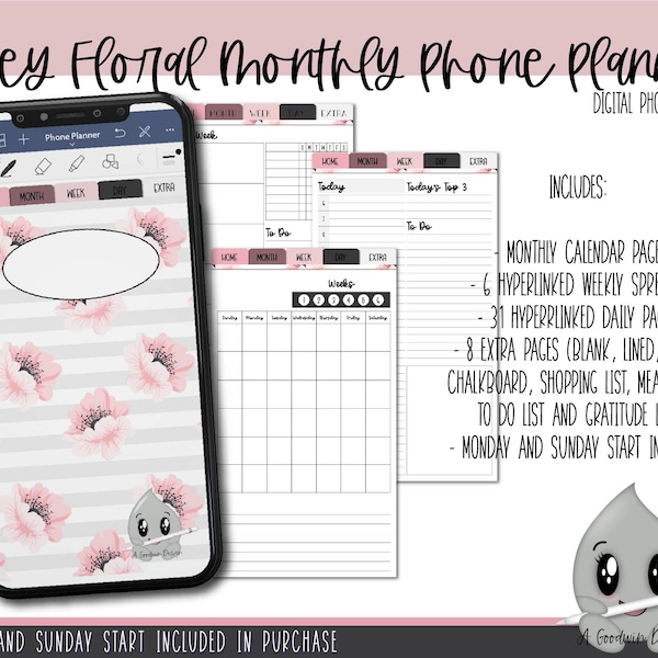 iPad Mini Planner - Etsy