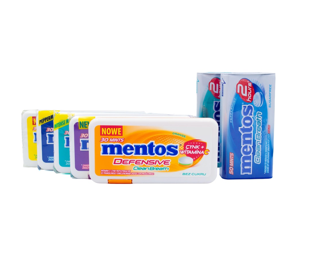 Mentos Clean Breath Sugar-free Mints: Variety Pack - Etsy