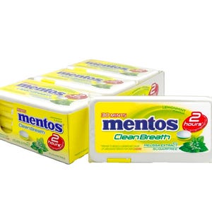 Mentos Clean Breath SUGAR FREE Mints | Pepper Mint, Intensive Mint ...
