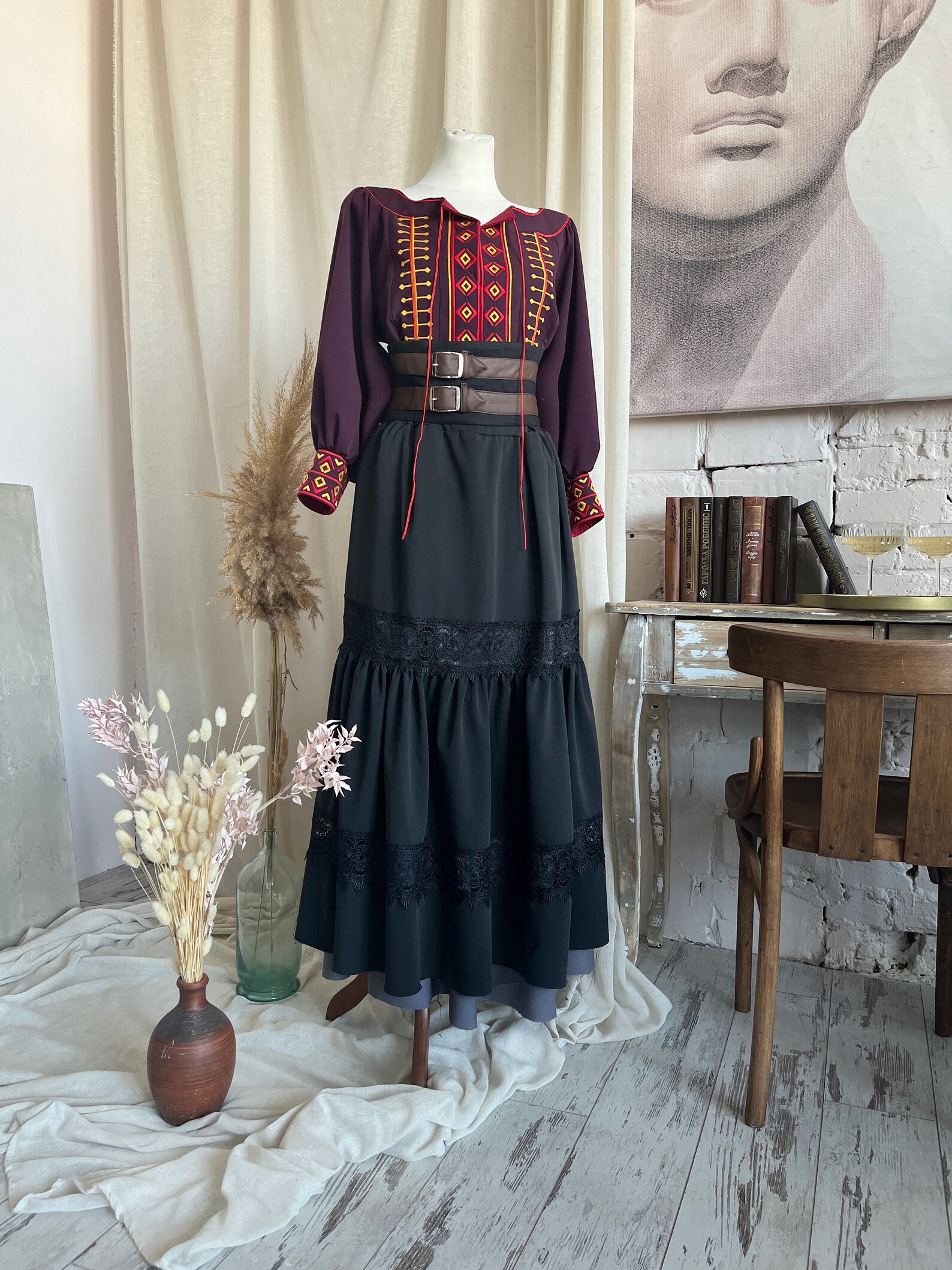 Dnd Warlock Cosplay Costume, Handmade Cosplay, Custom Sized Cosplay ...