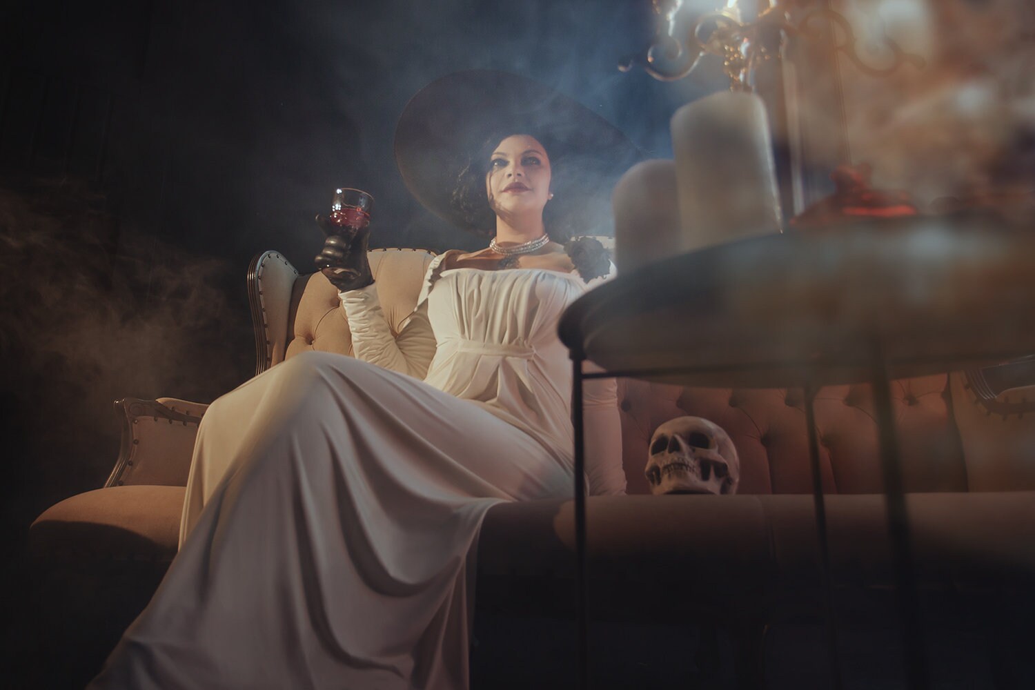 Resident Evil Vampire Lady Alcina Dimitrescu Cosplay Costume | Etsy